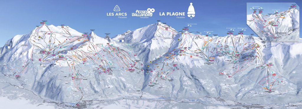 Paradiski Piste Map 2019 - Ski Europe - winter ski vacation deals in ... Paradiski Piste Map 2019 - Ski Europe - winter ski vacation deals in ...
